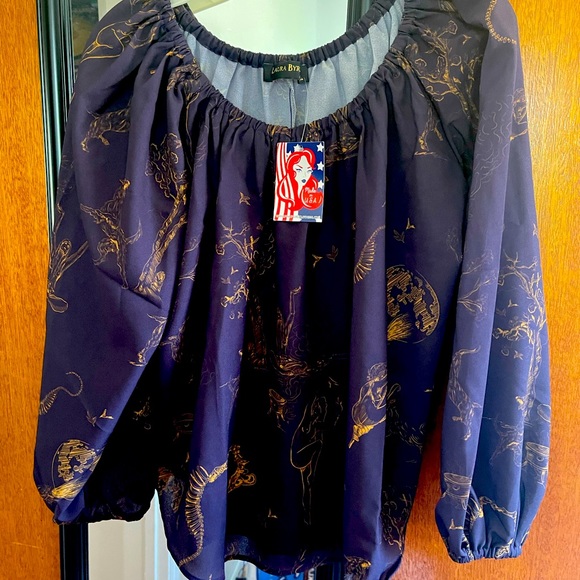 Pinup Couture | Tops | Pinup Girl Clothing Swan Top | Poshmark